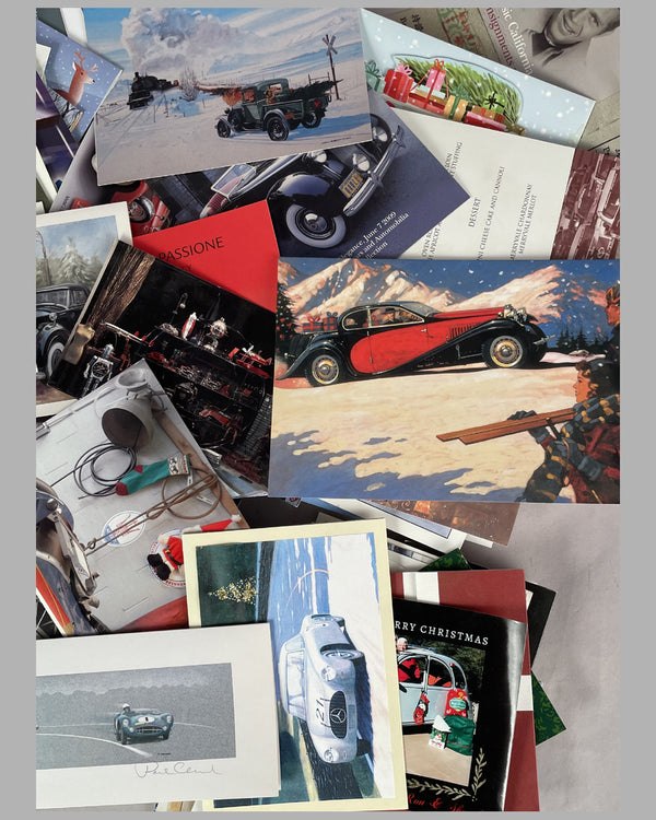 Collection of 110+ vintage cards with automotive motifs - l'art et l ...