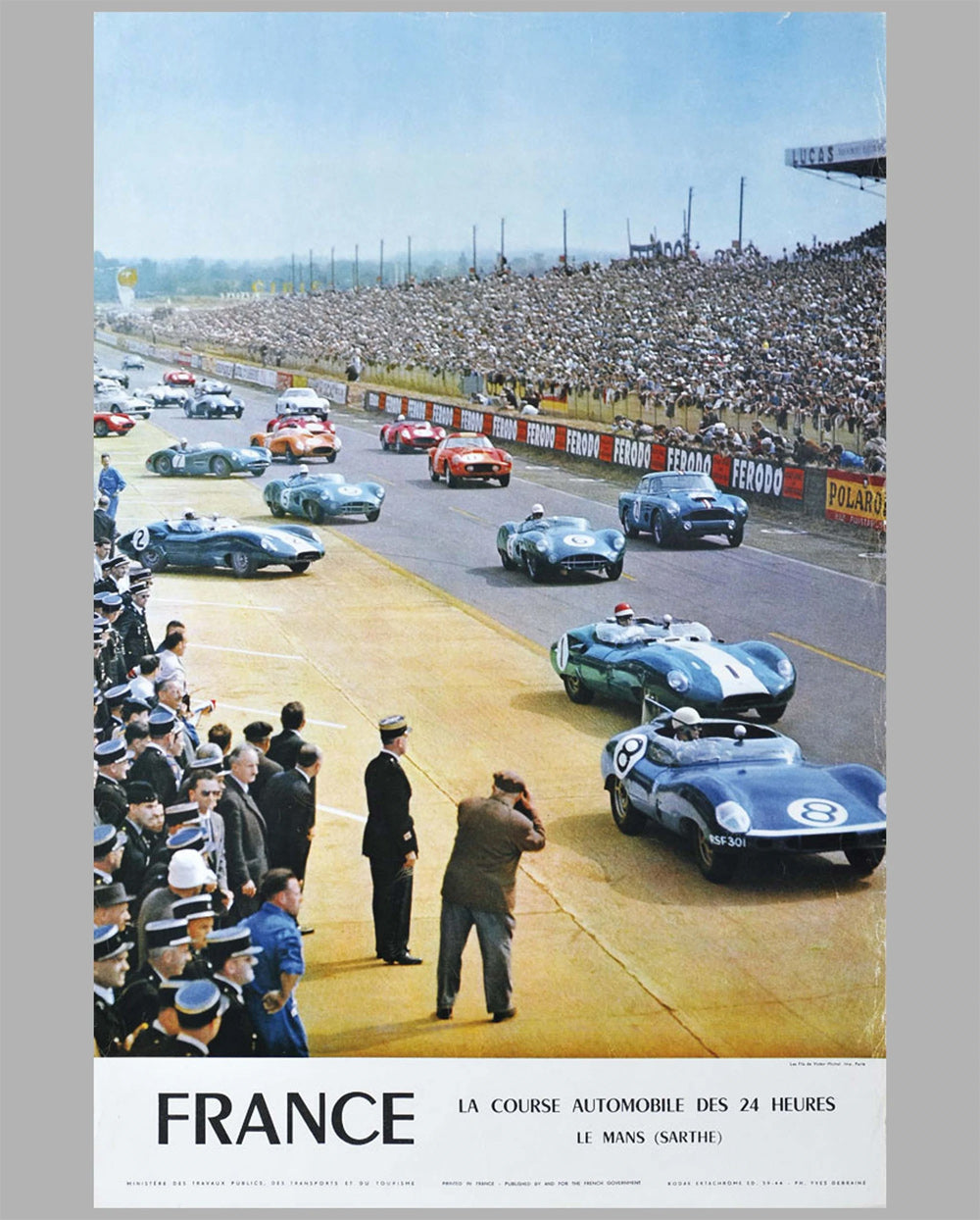 24 Hours of Le Mans vintage auto racing posters - l'art et l'automobile