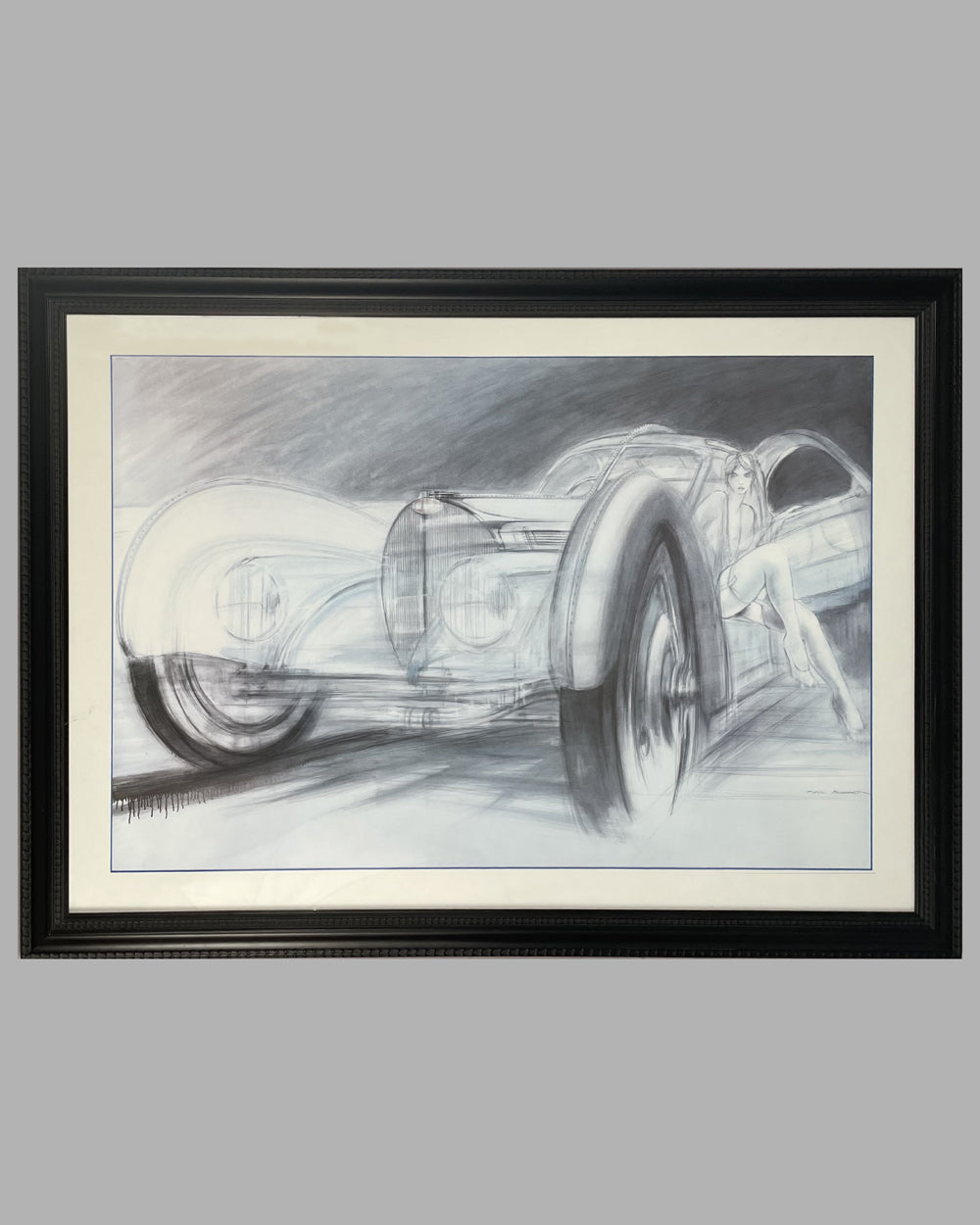 The Bugatti Atlantic by Paul Bouvot limited edition print - l'art et l ...