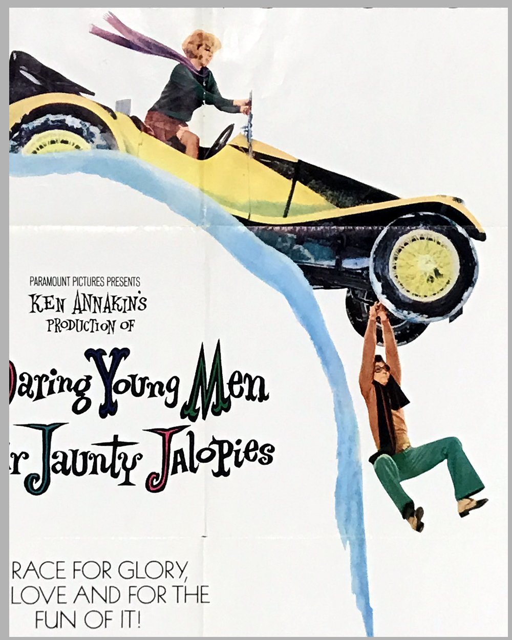 1969 original movie poster, Those Daring Young Men in Their Jaunty Jal ...