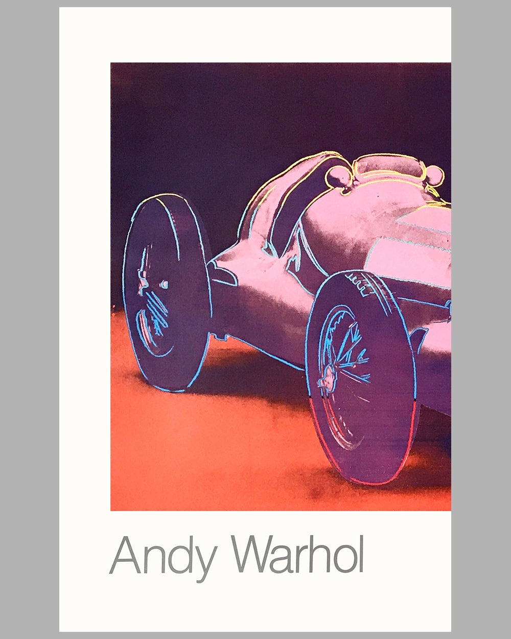 Cars by Andy Warhol - Mercedes Benz W125 GP Poster - l'art et l'automobile